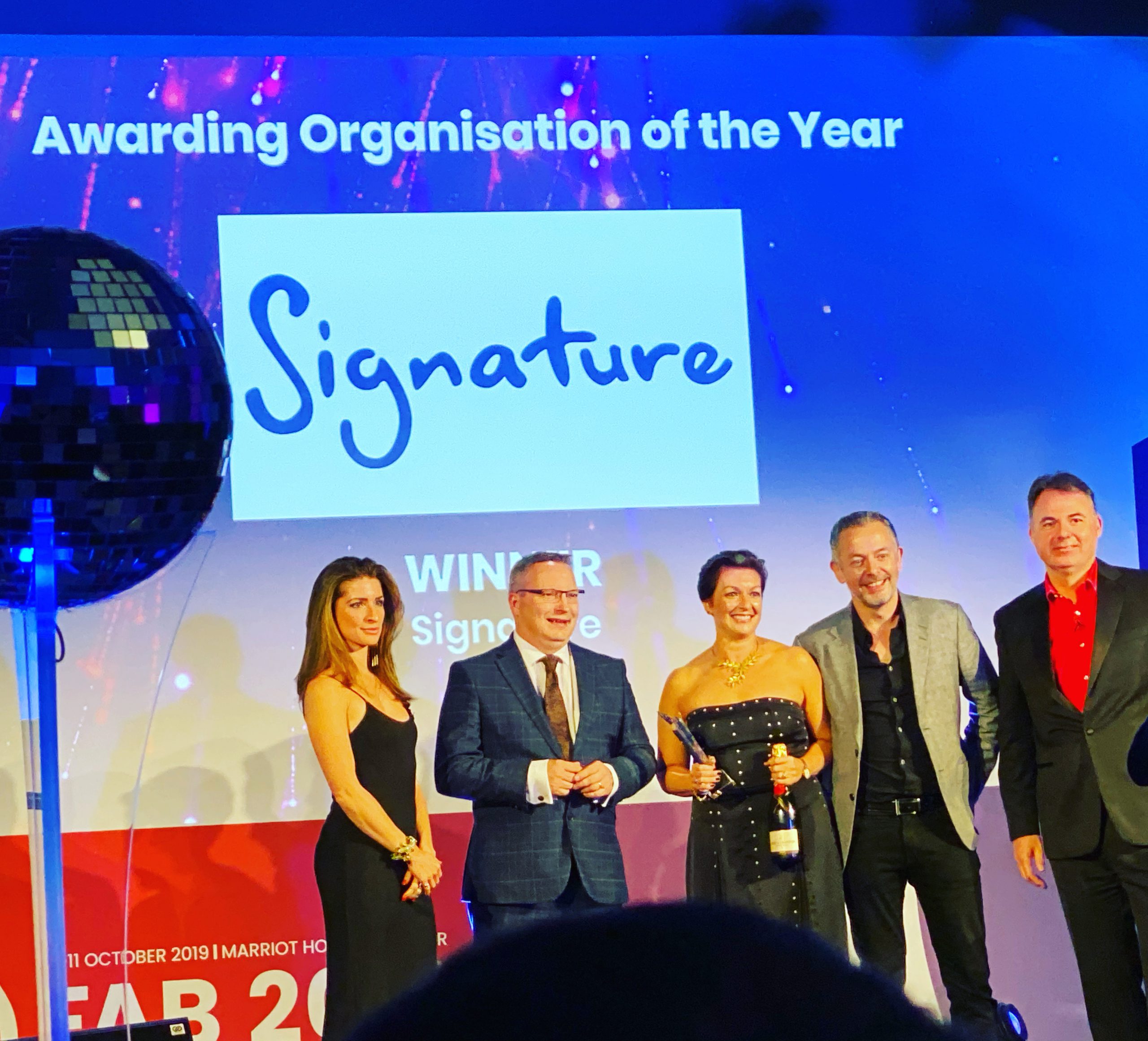 Signature named Awarding Organisation of the year - Signature