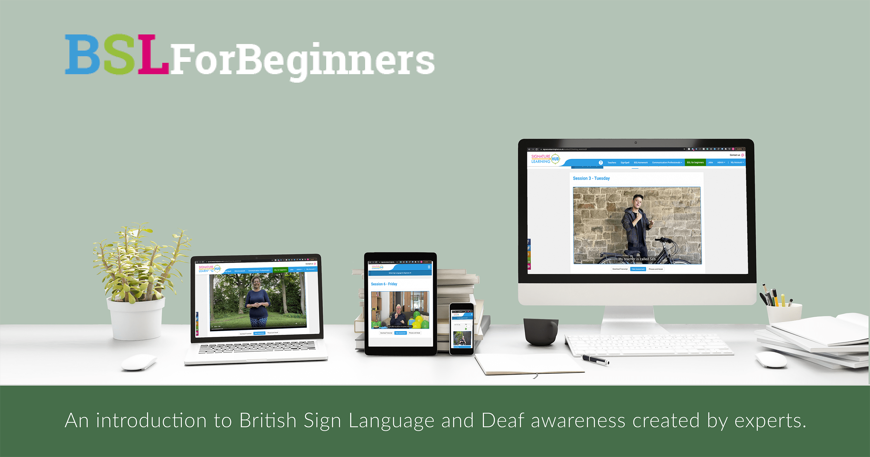 British Sign Language for beginners available now - Signature