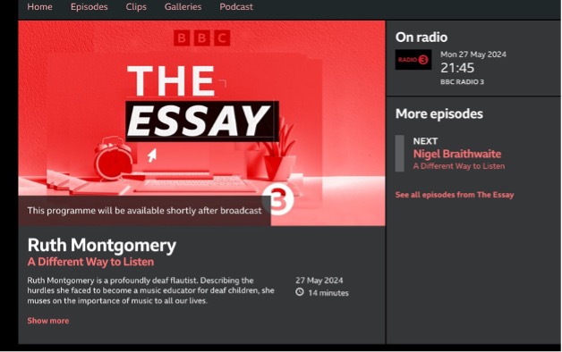 Flashing Lights Media - The Essay: A Different Way to Listen, BBC Radio ...