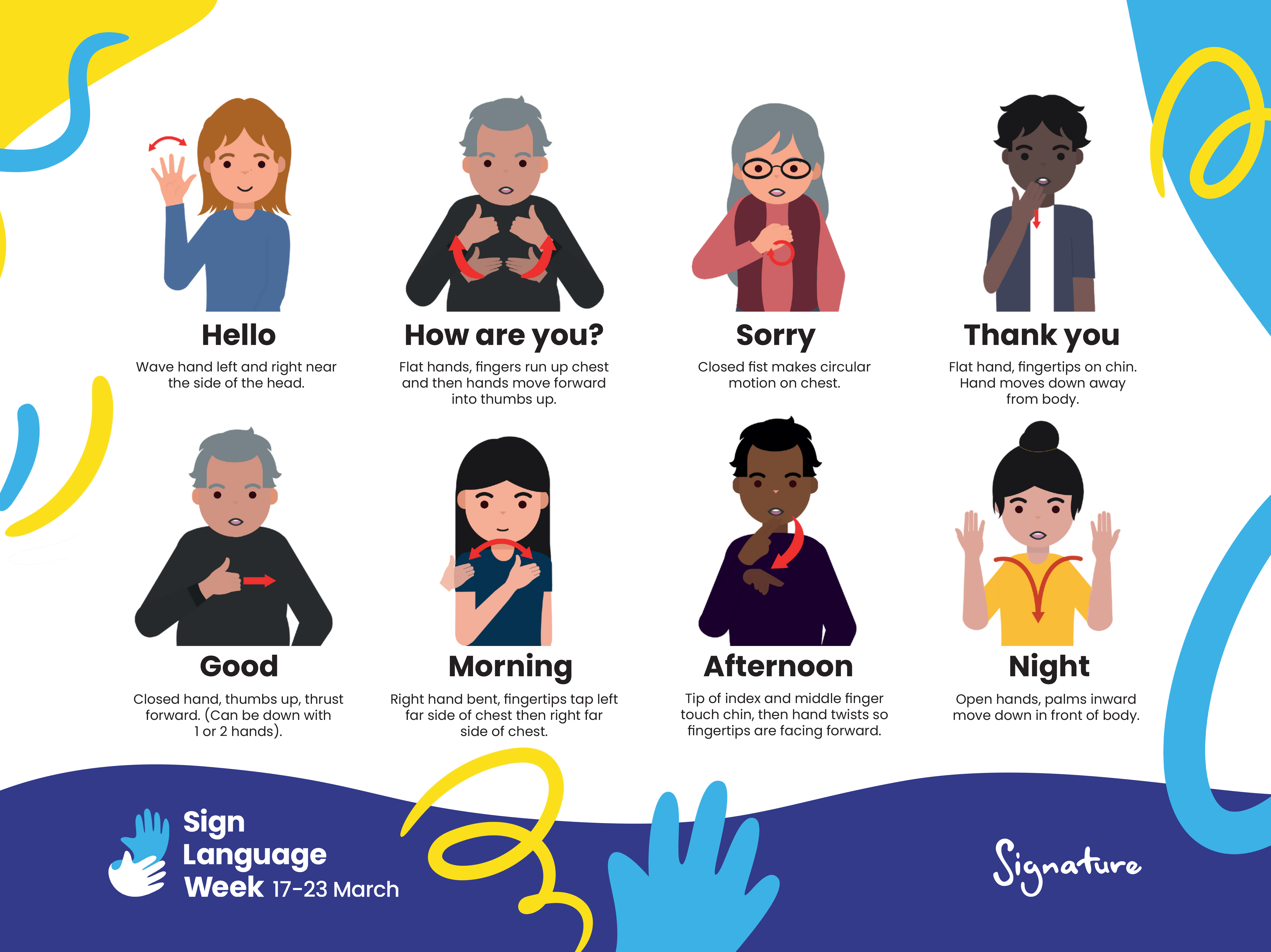 Sign Language Week - Signature