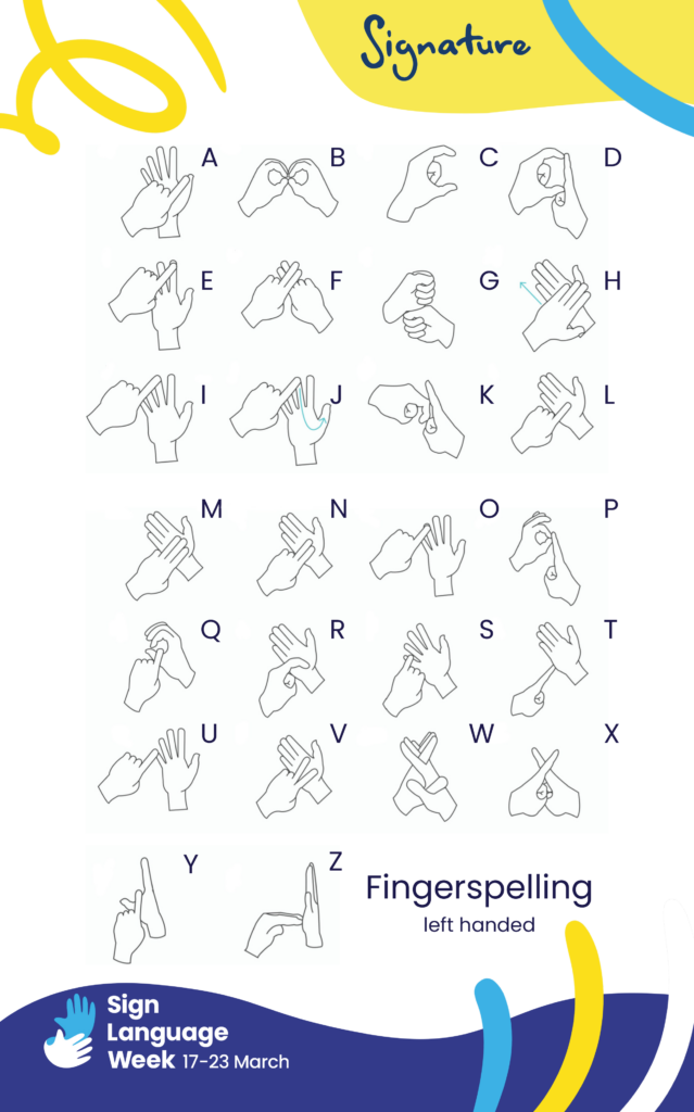Sign Language Week - Signature