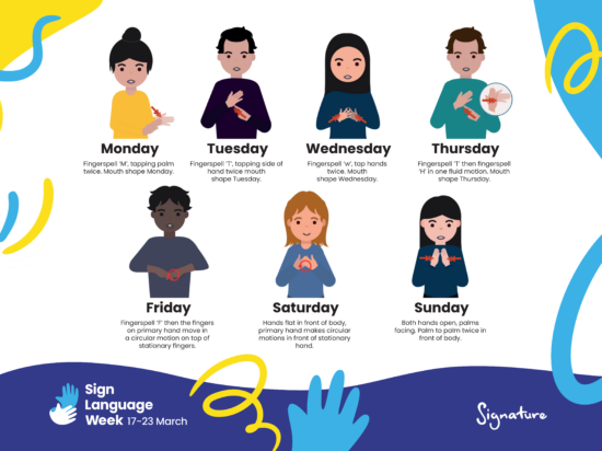 Sign Language Week - Signature