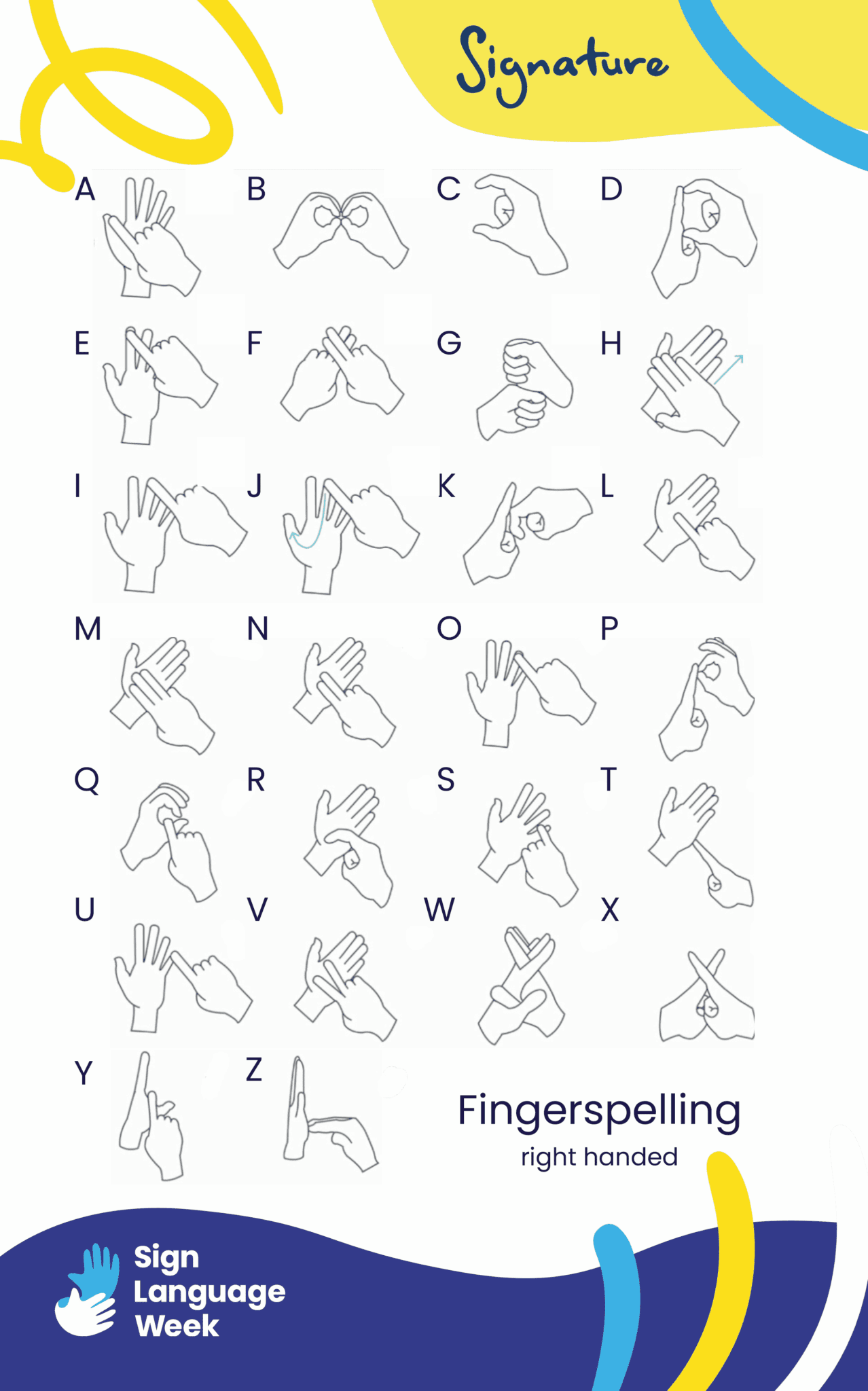 Sign Language Week - Signature